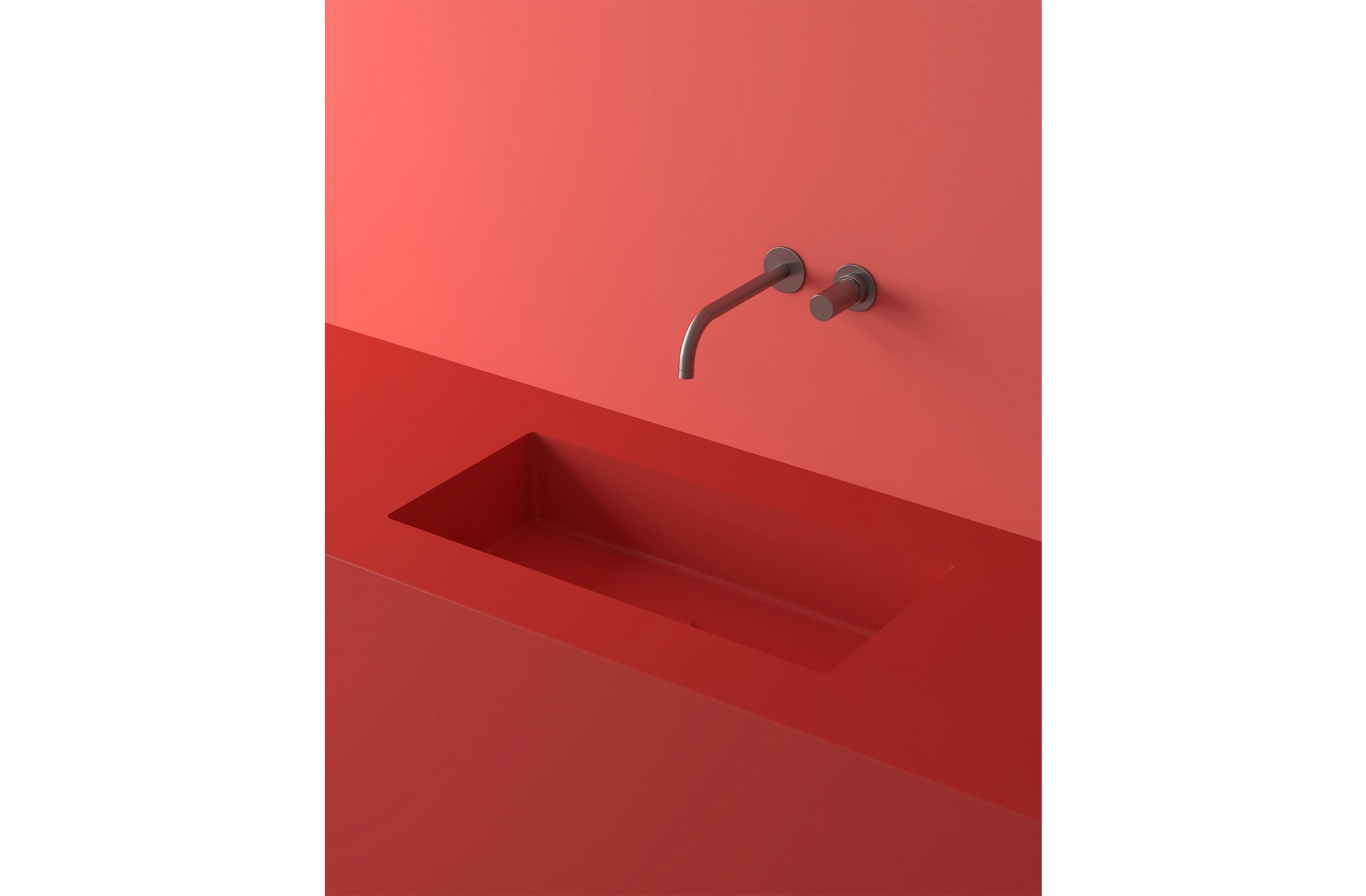 LC5L-Lavabo rectangular de Solid Surface - BY ICÓNICO