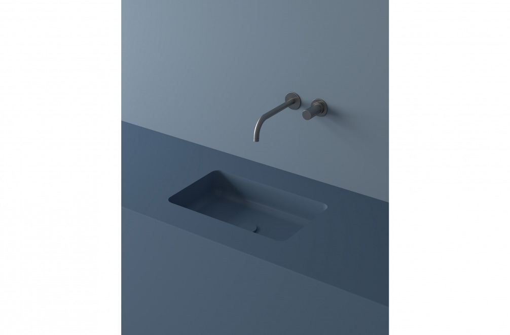 LC7M-Lavabo rectangular de Solid Surface sin rebosadero. - BY ICÓNICO