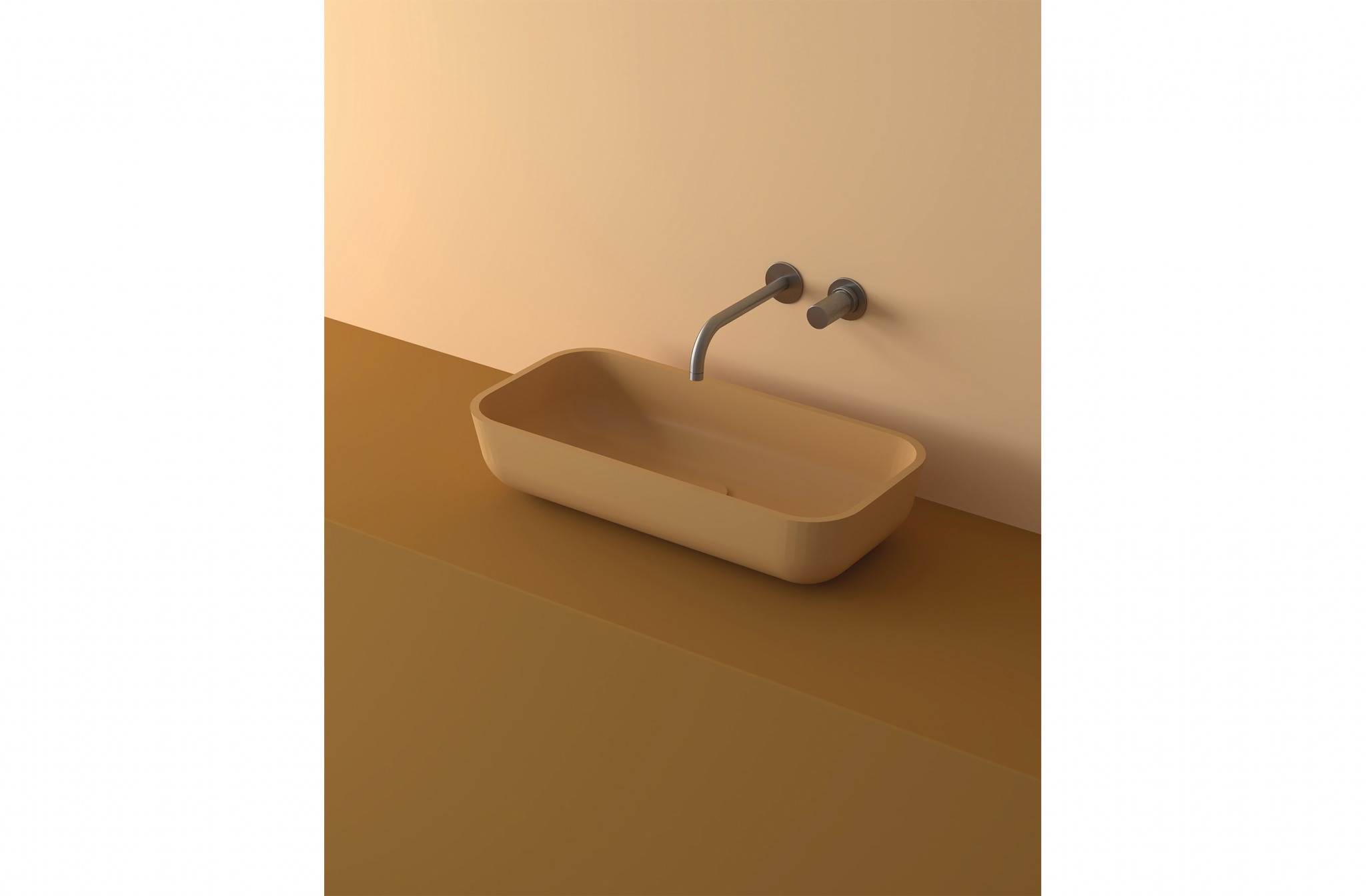 LC8L-Lavabo rectangular de Solid Surface - BY ICÓNICO